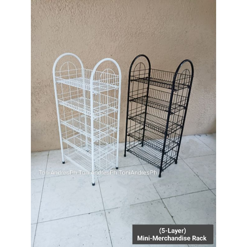 (5-Layer) Mini Merchandise Rack Storage Basket Kitchen Organizers ...