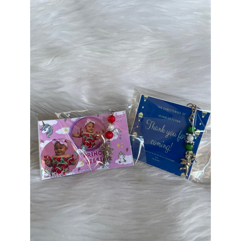 Cupid Keychain with beads minimum of 10pcs per order FREE Layout ...