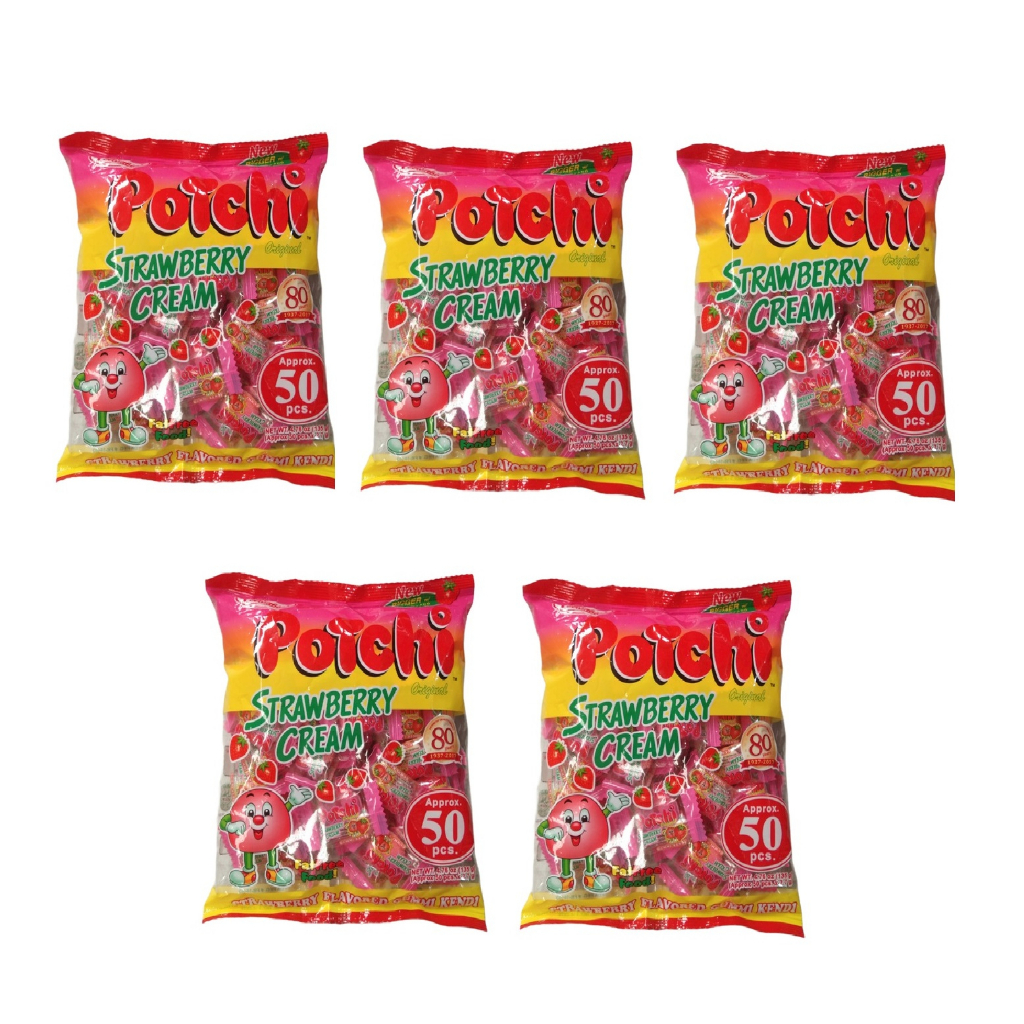 Bundle of 5 Columbia's Potchi Strawberry 50's | Shopee Philippines