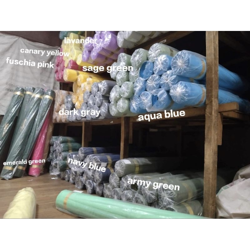 Tetoron fabric. Sold per roll, 60 yards in 1 roll. | Shopee Philippines