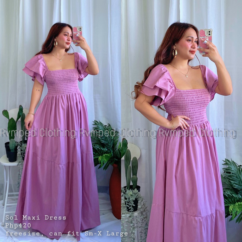 RVMPED Sol Plain Maxi Dress | Shopee Philippines