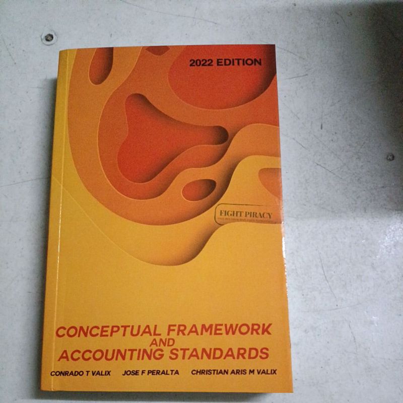 Conceptual Framework Accounting Standard 2022 Edition By Valix