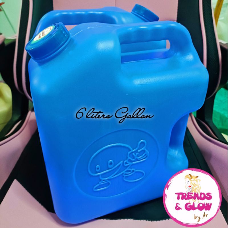 6 liters GALLON CONTAINER water JUG | Shopee Philippines