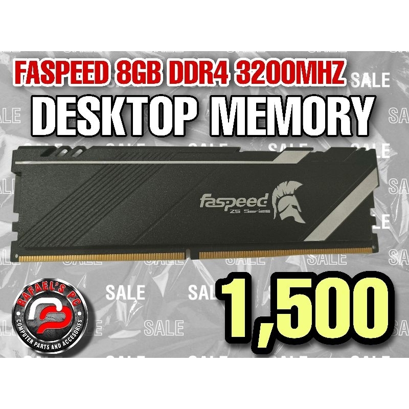 FASPEED 8GB / 16GB DDR4 3200MHZ WITH HEATSINK DESKTOP RAM | Shopee Philippines