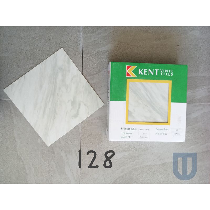 Kent Vinyl Tiles 30x30cm (12"x12"). Branded. (1order = 1pc) 10pcs ...