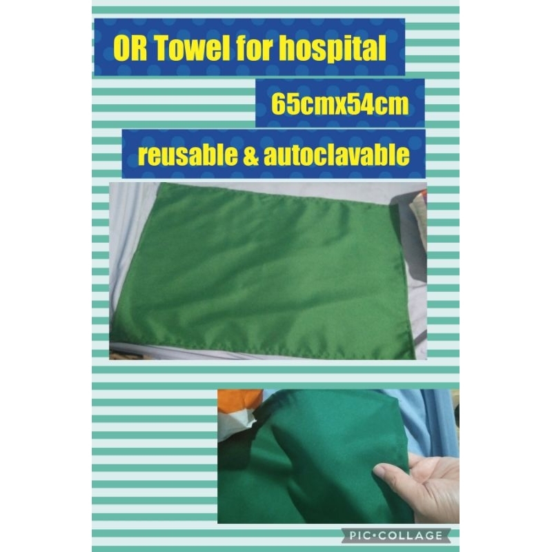 OR Towel for hospital reusable and autoclavable | Shopee Philippines