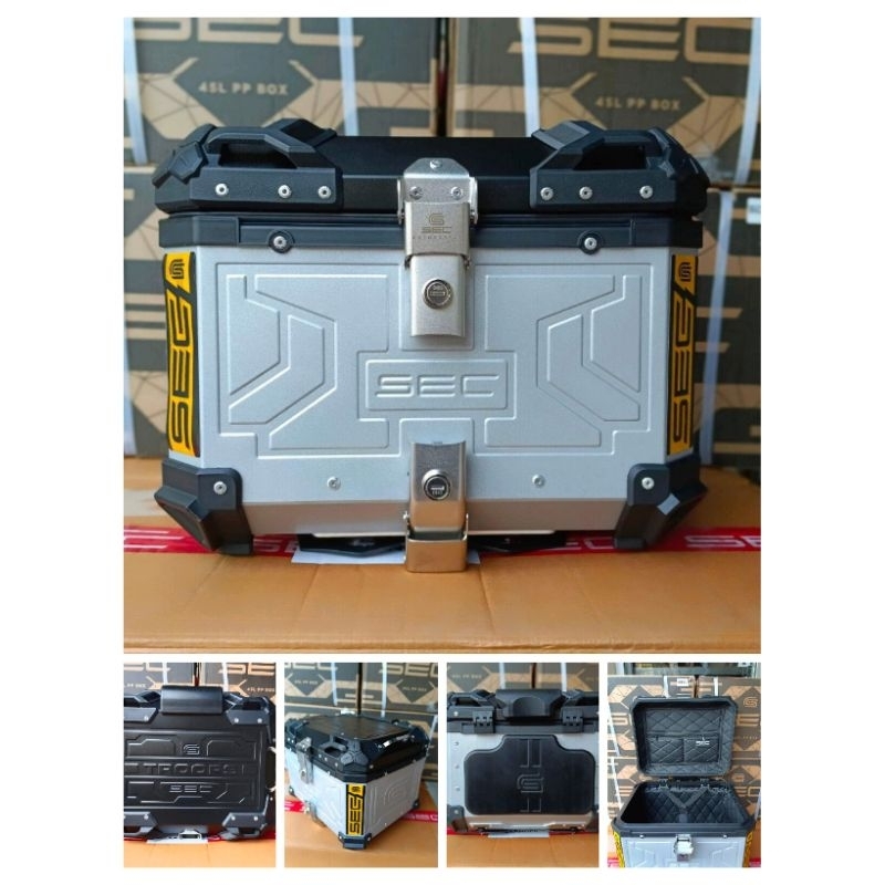 SEC Alloy box 45L with backrest | Shopee Philippines