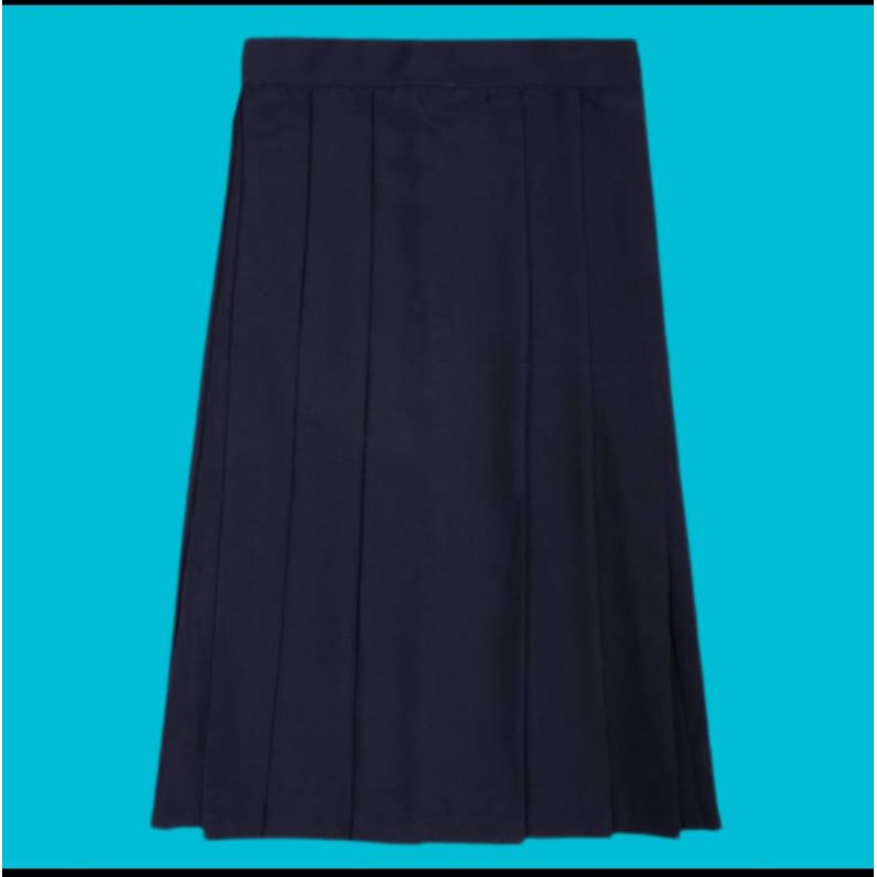 SCHOOL UNIFORM NAVY BLUE BACK PLEATS PALDA/JUMPER PALDA CLOPMAN ...