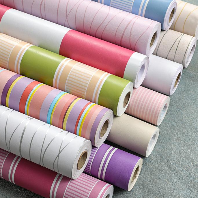 Aceking Stripe Design PVC Wall Sticker Waterproof Self Adhesive ...