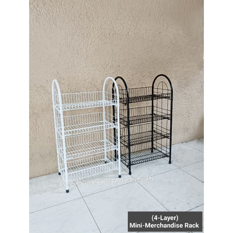 (4-Layer) Mini Merchandise Racks Storage Basket Kitchen Organizers ...
