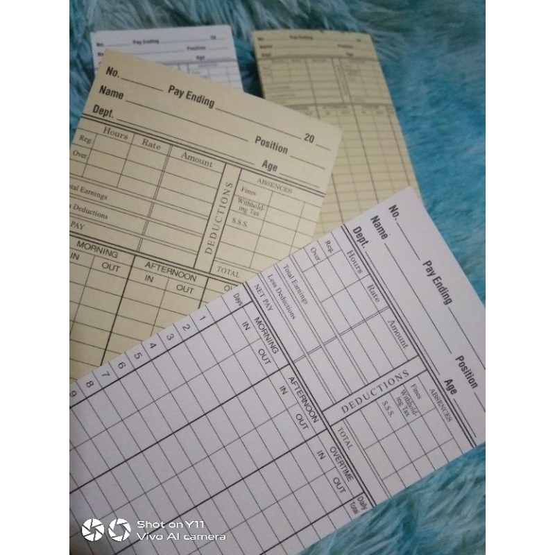 Suki Time Card (Yellow, White) | Shopee Philippines