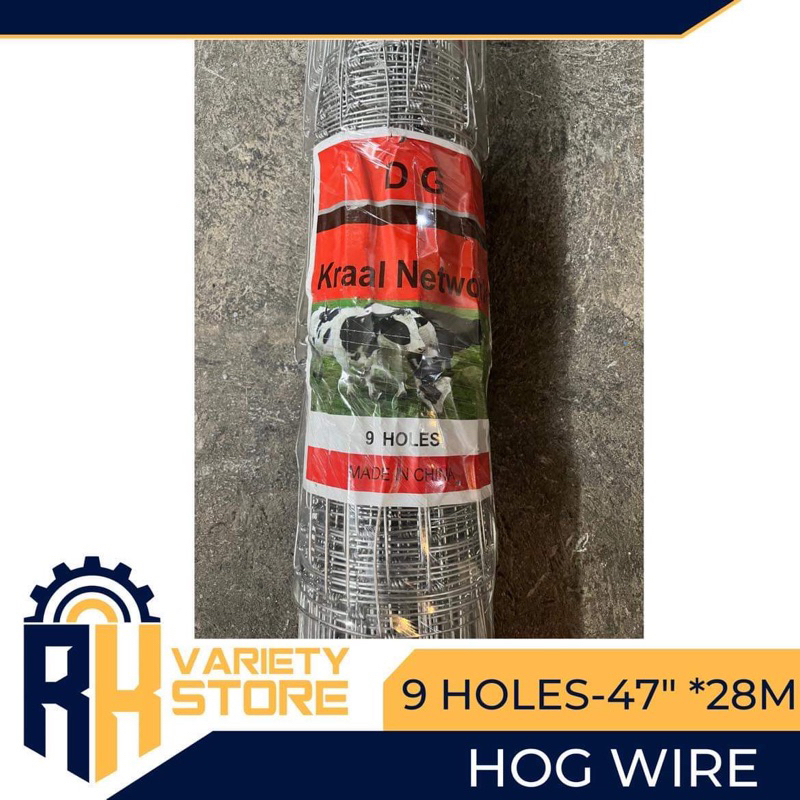 HOG WIRE/GOAT FENCING/GOAT WIRE/ FARM WIRE SIZE 9" HOLE, 47"HEIGHT* 28M ...