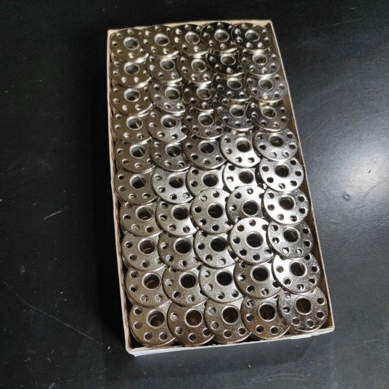 Wholesale 1 Box Hispeed Hi Speed juki Metal bobbin bobbins | Shopee ...