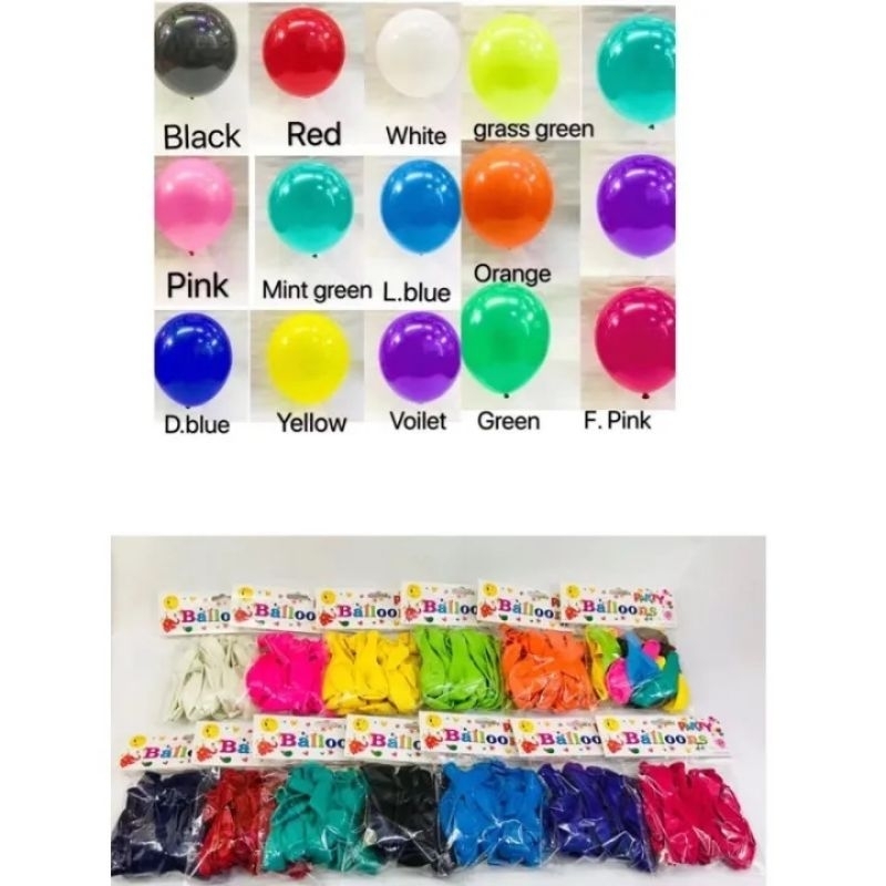 25pcs 12inch metalic balloons | Shopee Philippines