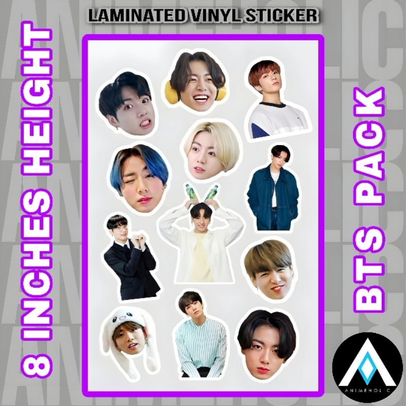 BTS PACK TUMBLER VINYL COLLECTIBLE STICKERS | WATERPROOF DECALS ...