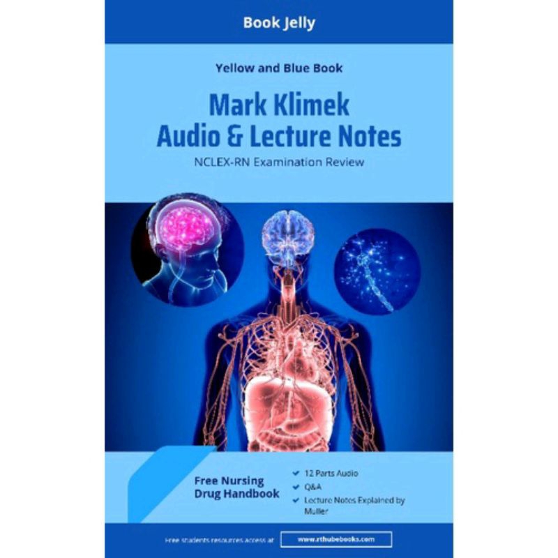 NCLEX Mark Klimek Notes Yellow and Blue Book | Shopee Philippines