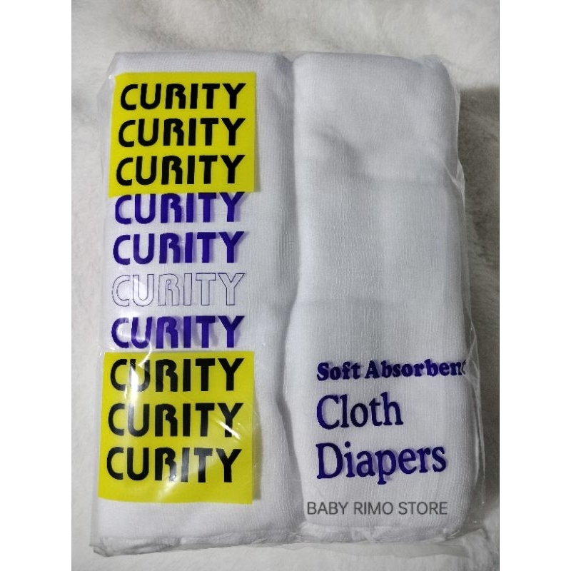 15"x38" | 6PCS | 12PCS | Curity Cloth Diapers Gauze Type Lampin ...