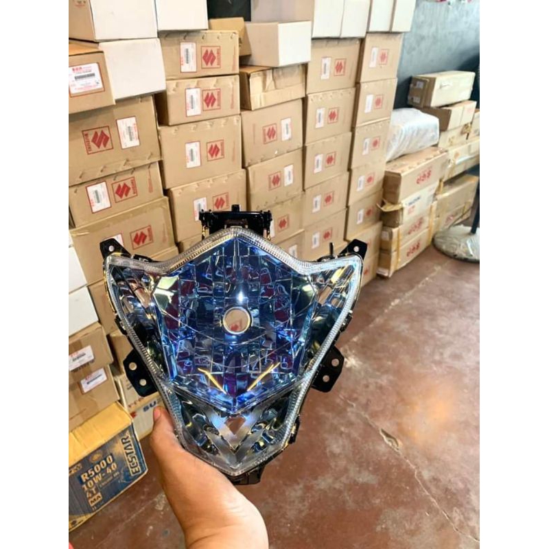 SGP Headlight Raider 150 Carb blue lens Suzuki Genuine | Shopee Philippines