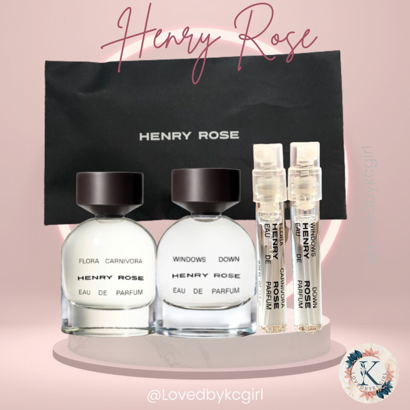 Henry Rose Fragrance Vials SET (Windows down & Flora Carnivora ...