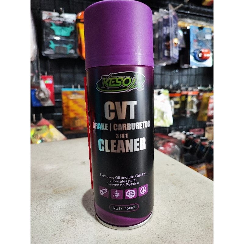 KESO 3IN1 CLEANER(CVT,BRAKE,CARBURATOR) 450ml | Shopee Philippines