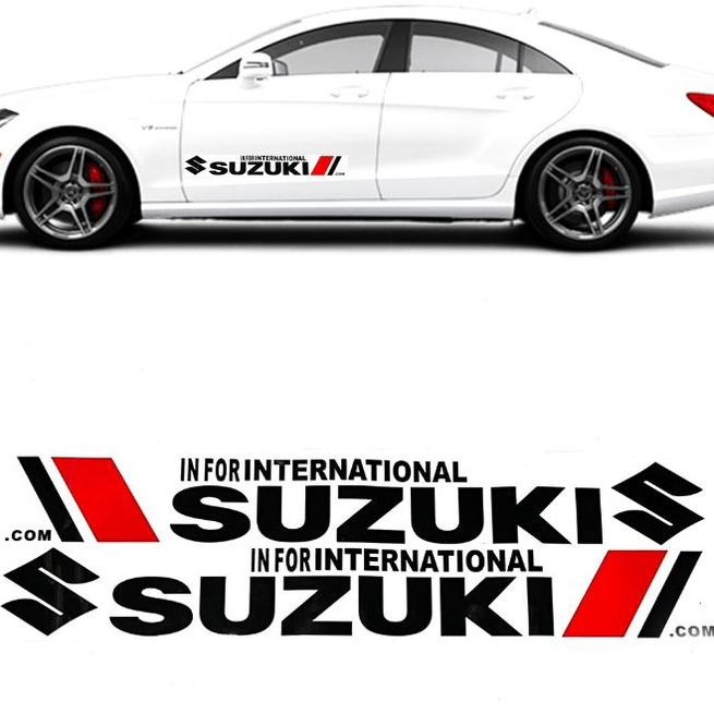 New Arrival SUZUKI Car logo Styling Door Side Sticker Long Letters Body ...