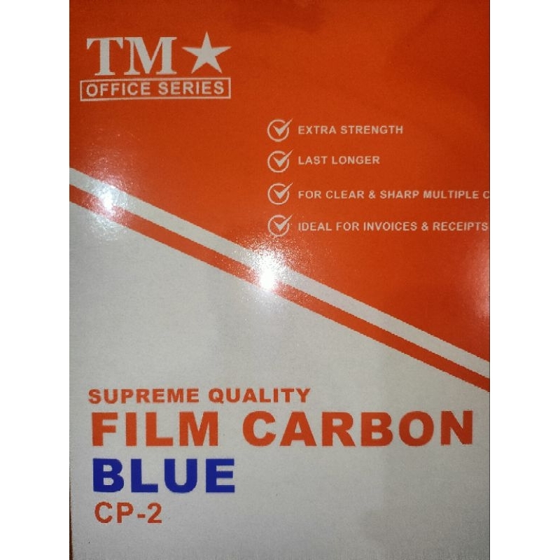 TM office series Carbon Paper Blue Long / Film Carbon by box (100pieces ...
