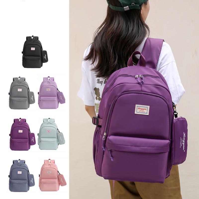 AW Waterproof multi-layer zipper school bag and simple mini storage bag ...