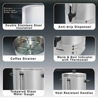 Imarflex Water and Coffee Percolator / Boiler Stainless Steel 15 liters ...