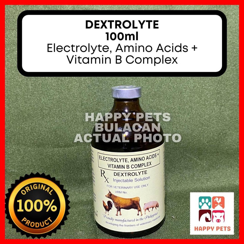 Dextrolyte 100ml Electrolyte, Amino Acids + Vitamin B-Complex | Shopee ...