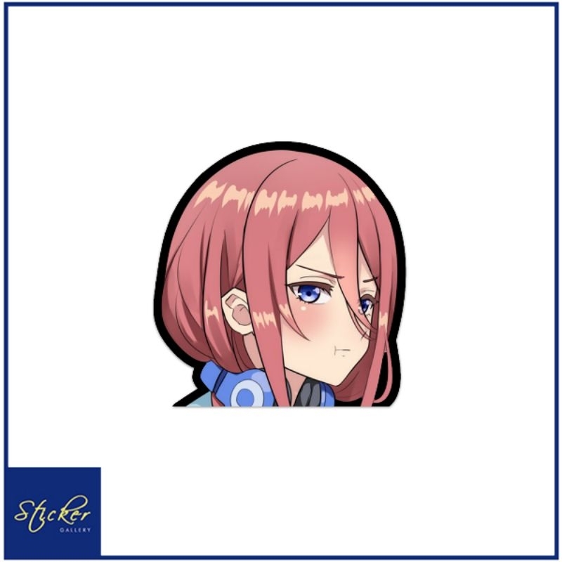 MIKU NANAKO ANIME PEEKER WATERPROOF STICKER | Shopee Philippines
