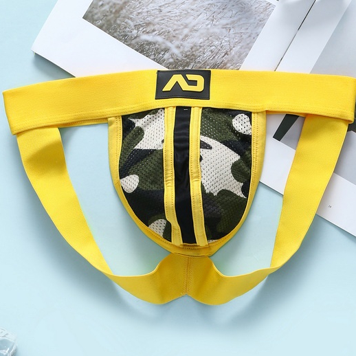 Addicted Men Mesh Camouflage Jockstrap Underwear Jock Strap Briefs ...