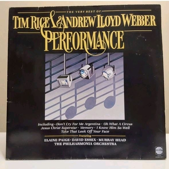 Performance - The Very Best Of Tim Rice & Andrew Lloyd Webber (Vinyl ...
