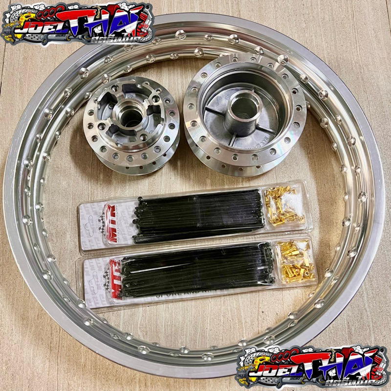 Rimset Rs125 Fi / Xrm125 Fi / Honda Dash 110 / Xrm Motard | Shopee ...