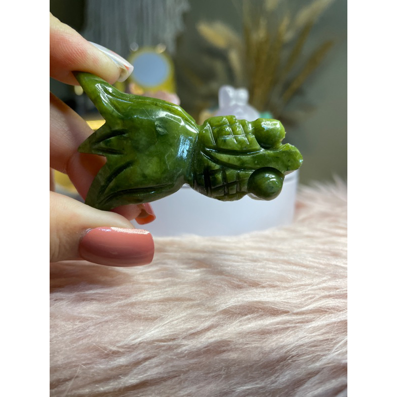 Crystal Carvings Natural Stones Groot Fish Cat Elephant My Melody Male ...