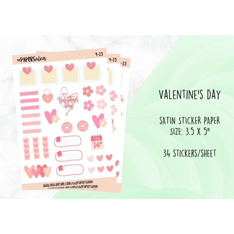 VALENTINE'S DAY Planner Sticker | Shopee Philippines