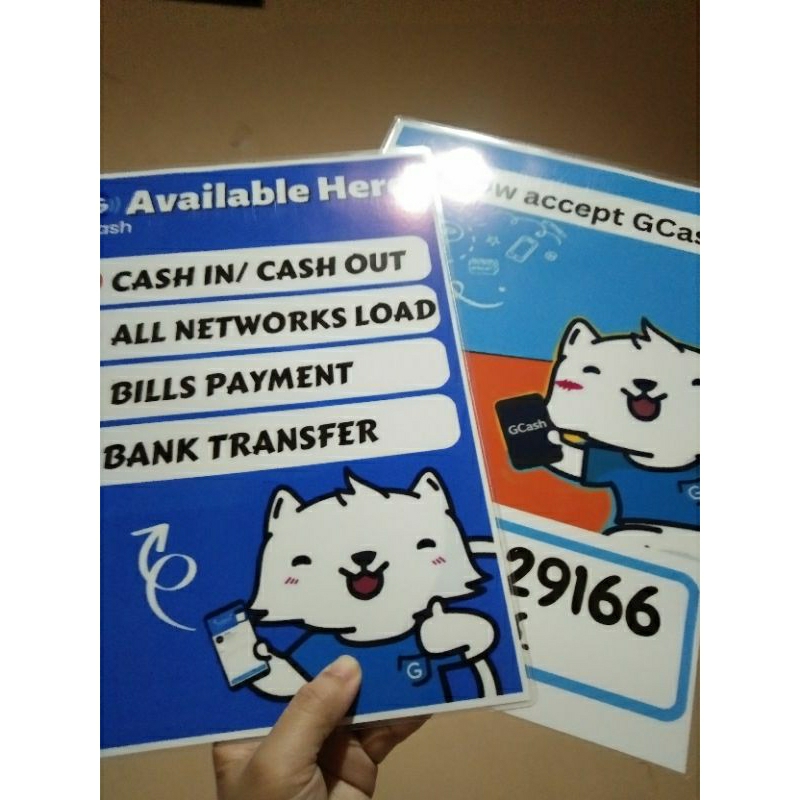 KrafTina Gcash Posters A4 size (Malinaw at Makapal) | Shopee Philippines