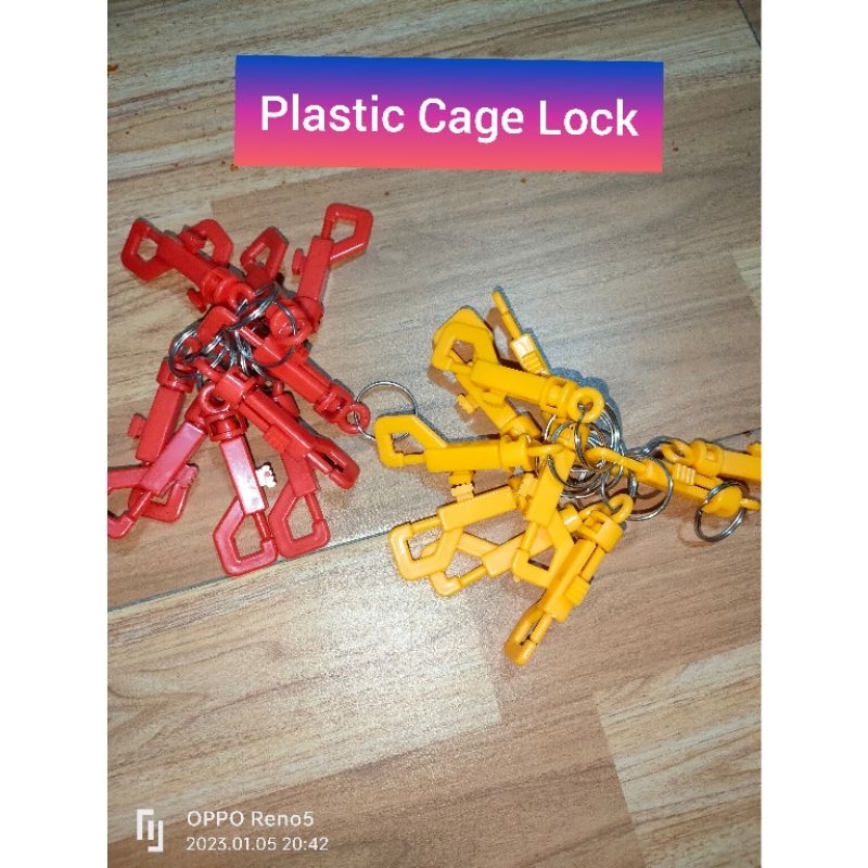 Plastic Bird Cage Lock with Chain | Shopee Philippines