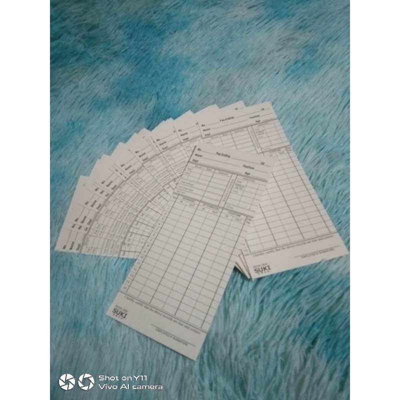 Suki Time Card (Yellow, White) | Shopee Philippines