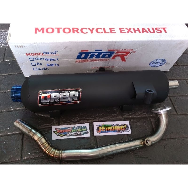 ORBR MUFFLER EXHAUST FOR HONDA PCX 160 TITANIUM TIP | Shopee Philippines