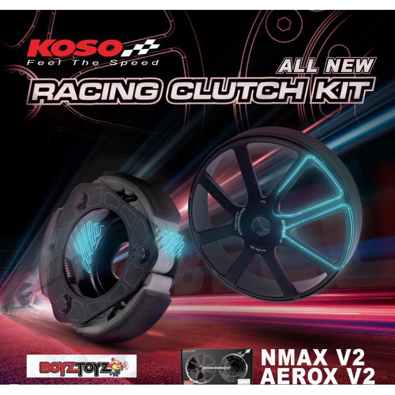KOSO RACING Clutch KIT NMAX V2, Aerox V2 | Shopee Philippines