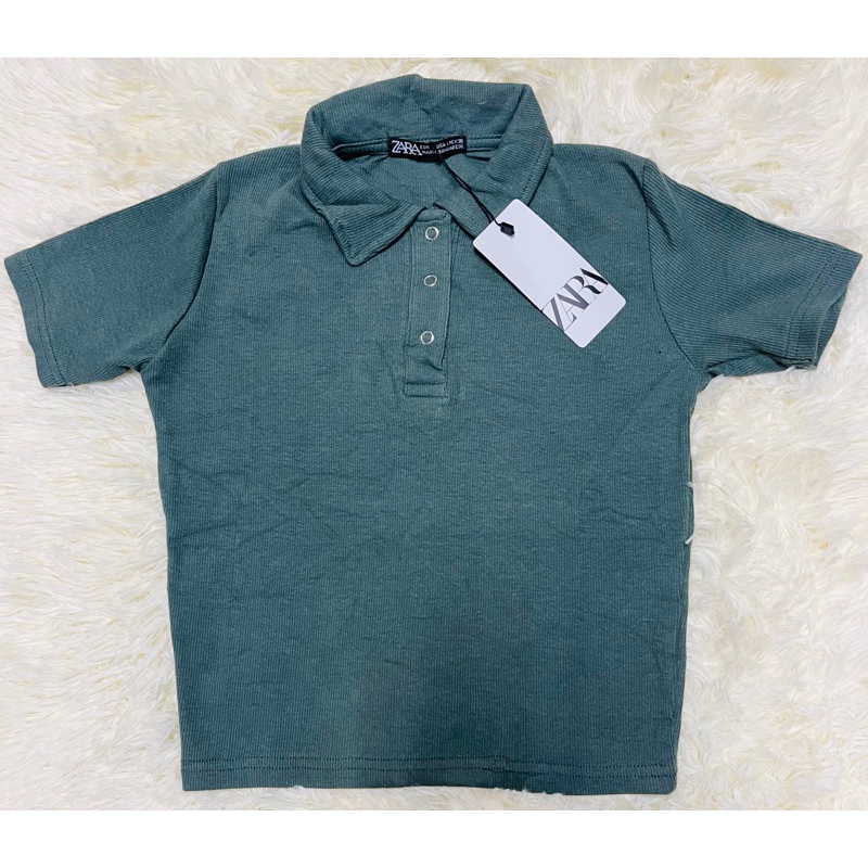 Snap button polo crop-top | Shopee Philippines