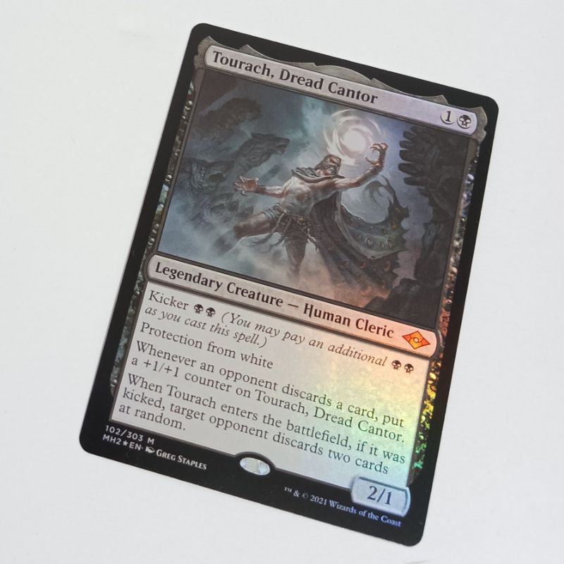 MTG Card Foil TOURACH, DREAD CANTOR Magic the Gathering Trading Card ...