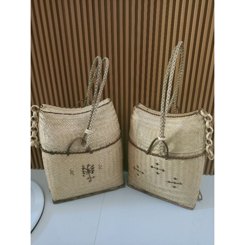 NATIVE BAMBOO BAG( PASIKING BACKPack) Sold per piece | Shopee Philippines