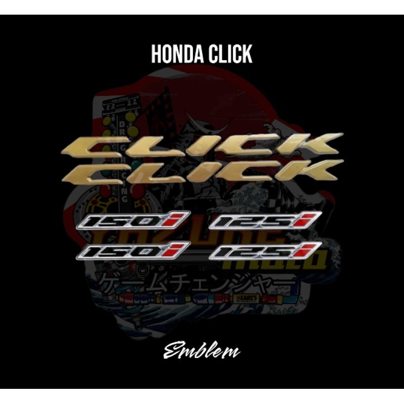 NEW! Honda click emblem for v1, v2, v3 and 160 | Shopee Philippines