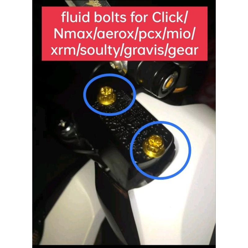 Heng Brake fluid bolts for nmax/adv/pcx/raider/click125/click/mio ...