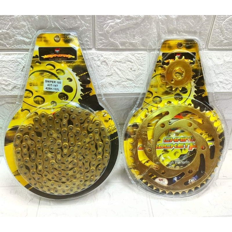 NINJA SPEED CHAIN SET AND TAIKOM CHAIN SET(NO CHOOSING BRAND) | Shopee ...