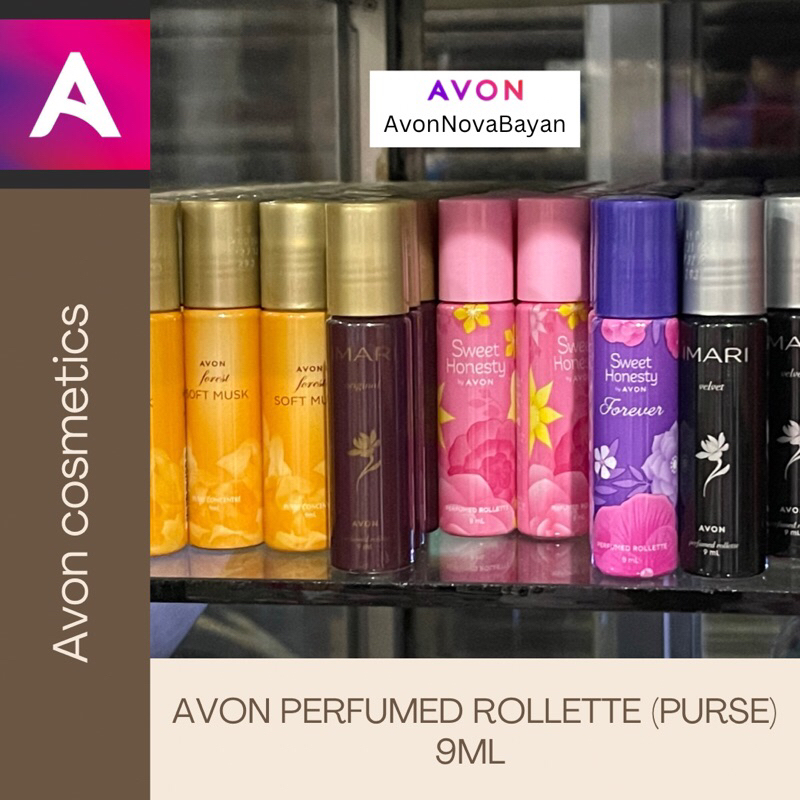 Avon Perfumed Rolettes purse for men and women 10ml (roll on perfume ...