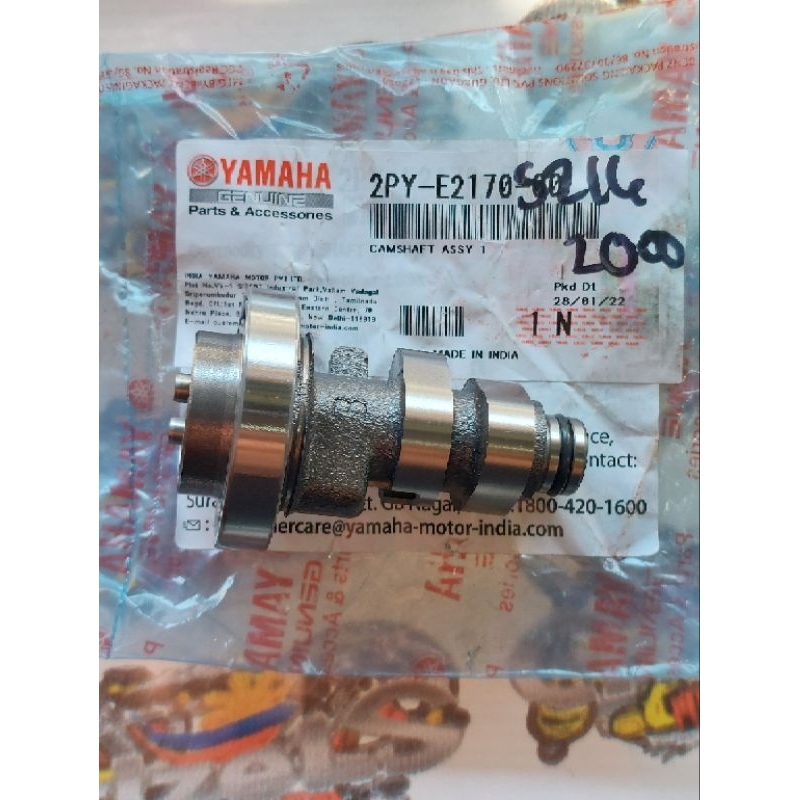 Yamaha Genuine Parts Sz16 CamShaft Assy (2PY-E2170-00) | Shopee Philippines