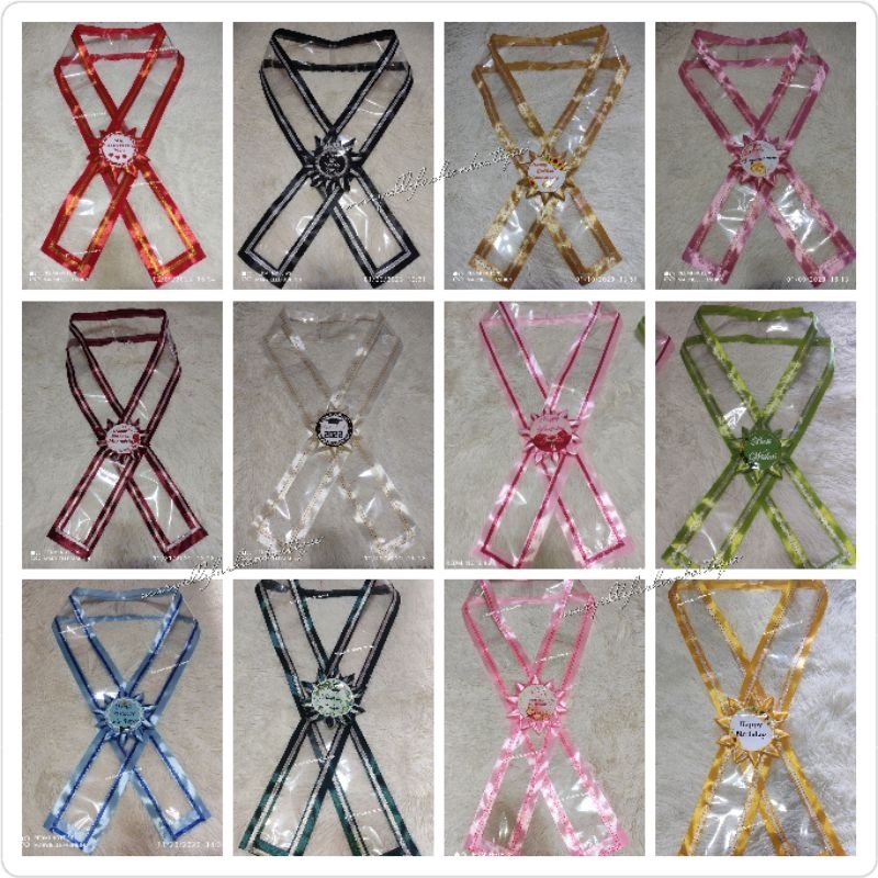 (10 BILLS) TWO-TONED MONEY SASH GARLAND FOR GRADUATION, BIRTHDAY ...