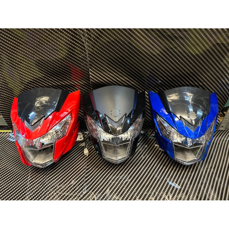 ARCH HeadLight Assembly Raider 150 fi Raider150 FI R150 fi BLACK RED ...